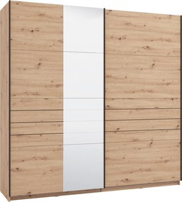 XXXLutz SKŘÍŇ S POSOUVACÍMI DVEŘMI, dub artisan, 220/217,5/61 cm Xora - Šatní skříně - 000834015304