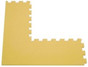 Okrajové díly k podlahám Minideckfloor Barva: 11 Tmavě žlutá, Díl: Rohový