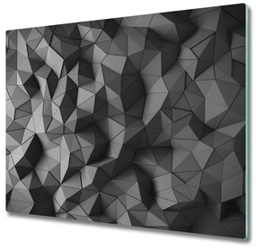 Skleněné deska do kuchyně Abstraktní 3D pozadí 60x52 cm