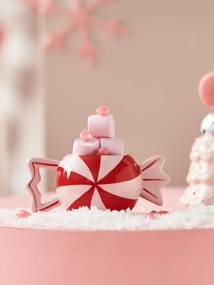 Sinsay - Vánoční hrnek ve tvaru bonbonu - pastelová růžová