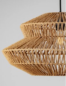 Provazové závěsné svítidlo v přírodní barvě ø 50 cm Nua – Nova Luce