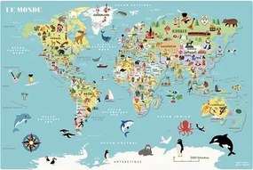 Vilac Magnetická mapa světa Ingela / od 7 let