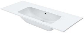 Duravit ME by Starck - Nábytkové umyvadlo 123x49 cm, matná bílá 2336123260