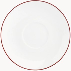 Sada porcelánových podšálků Basic White, 6 dílů