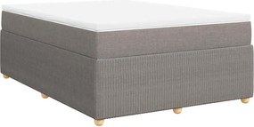 Box spring postel s matrací taupe 160x200 cm textil 3285585