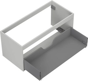 Mexen Box-A, závěsná skříňka 100 cm, 1 zásuvka, šedá matná, 91AX0-1000-470-1-62