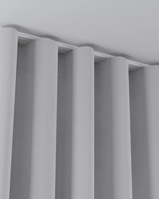 Závěs na řasící pásce wave barva šedá