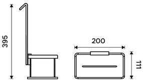 Nimco Drátěná police