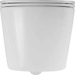 Erga Vento, závěsná WC mísa 490x365x365mm, Tornado 2 + toaletní sedátko s pomalým zavíráním, bílá, ERG-V03-VENTO-TO2-WH
