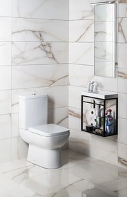 Sapho, TYANA SHORT WC kombi splach. měch., spod./zad.odpad, 72200EW