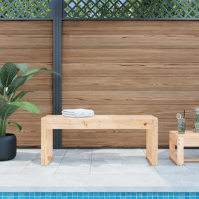 Zahradní lavice 110 x 38 x 45 cm masivní borové dřevo - Default Title