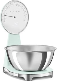 Světle zelená plastová digitální kuchyňská váha – SMEG