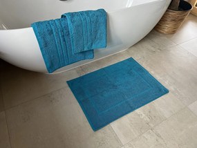 Koupelnová předložka froté 50x70 - Comfort - Azurově modrá