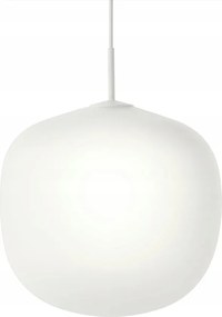 Muuto Rime Závěsná lampa 45 cm Bílá Stínidlo Opal