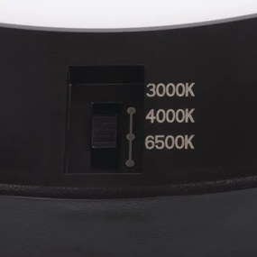 LED svítidlo s čidlem Kanlux ERGA PIR 17W CCT-B černé