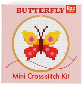 Kreativní sada Cross-stitch Kit Butterfly – Rex London