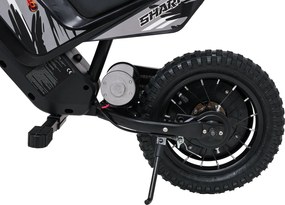 Ramiz Dětská elektrická motorka SHARK černá