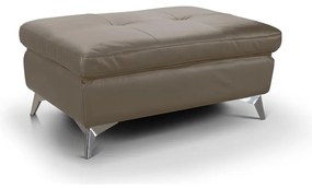 Kožený taburet SALERNO II 66x100 cm hnědá C096800 PEARCY II HOCKER