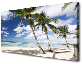 Obraz na plátně Moře Pláž Palma Krajina 125x50 cm