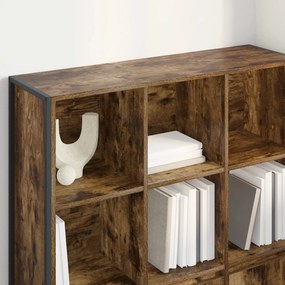 Knihovna 99,5 x 30 x 108 cm Kompozitní dřevo Kouřový dub 3403024
