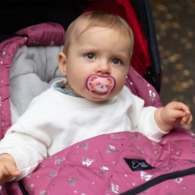 ESITO Rostoucí zimní fusak Pink Butterfly Růžová