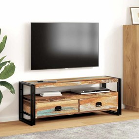 TV stolek masivní recyklované dřevo 243275