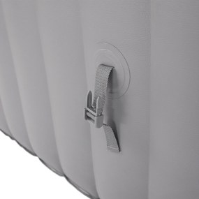 Nafukovací vířivka, šedá / bílá, 2-4 os, 600 l, KAMINO NEW TYP 3