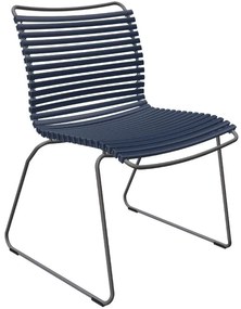OnaDnes -20% Tmavě modrá plastová zahradní židle HOUE Click