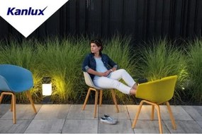 Sloupkové svítidlo Kanlux INVO OP 77-L-GR E27 IP54 grafit 29172