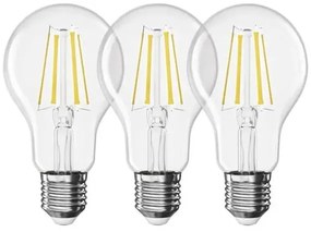 Žárovka Filament LED E27 5,9W bílá teplá EMOS ZF5D42.3 sada 3ks