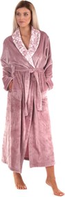 Flora Mauve Mist - Dámský Župan s Límcem - 25 56 4353 - M