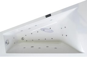 Essente ExclusiveLine BARBOSA 150x100 PRAVÁ  asymetrická hydromasážní vana 150 × 100 cm HYDROMASÁŽNÍ SYSTÉM: STANDARD