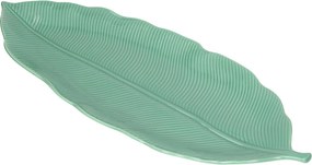 Talíř Jungle Leaves 47cm light green