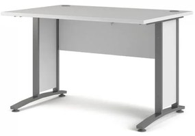 Kancelářský stůl Prima 80400/70 bílý/stříbrné nohy - TVI