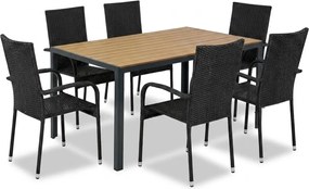 Vikio Zahradní ratanový set 150x90 pro 6 osob DT276-P přírodní