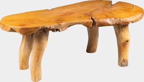 FaKOPA Zajímavý konferenční stolek z masivního teaku Ddanielle