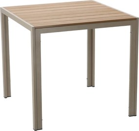 Zahradní stůl Devon 80 cm béžový