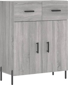 Skříň highboard šedá sonoma 69,5 x 34 x 180 cm kompozitní dřevo 3200527