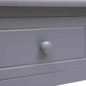Psací stůl šedý 110 x 45 x 76 cm dřevo 284156