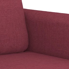 2dílná sedací souprava s poduškami vínová textil 3202124