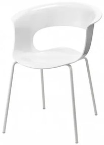 Scab Plastová židle MISS B white coated Barva kostry bílá kostra Barva plastu Scab Lesklá bílá 2690