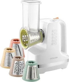SENCOR SSG 4300WH bílá / Kráječ / 5 nástavců / 150W