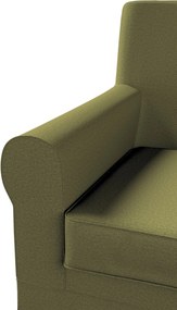 Potah na křeslo IKEA Ektorp Jennylund barva zelená látka pletený vzor