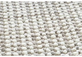 koberec NANO EO78C Melange, smyčkový, plošně tkaný šedá / bílá velikost 180x270 cm | krásné koberce cz