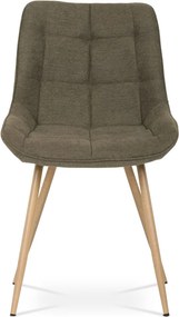 Jídelní židle MATILDA — kov, látka, více barev Černá
