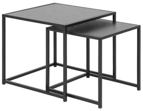 Sada 2 ks – Konferenční stolek Seaford 50 × 50 × 45,40 × 40 × 40 cm ACTONA