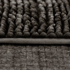 Tmavě šedá koupelnová předložka 70x120 cm Bati – Restilo