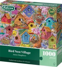 FALCON Puzzle Ptačí budky / 1000 dílků / 68 x 49 cm