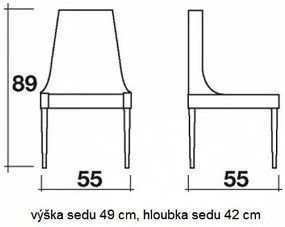 MELLI Křeslo Valentino