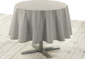 Kulatý ubrus MINI VICHY, Ø 160 cm, kostka